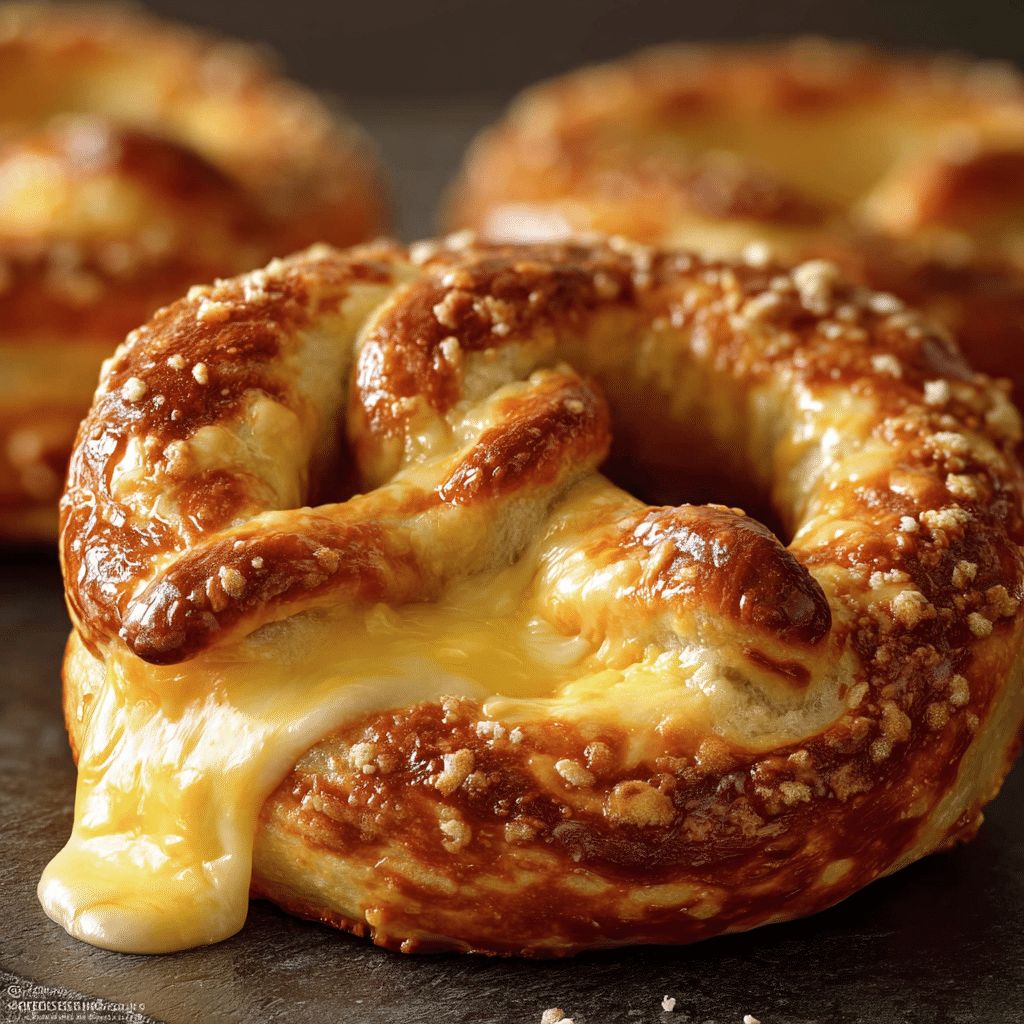 cheese stuffed pretzels