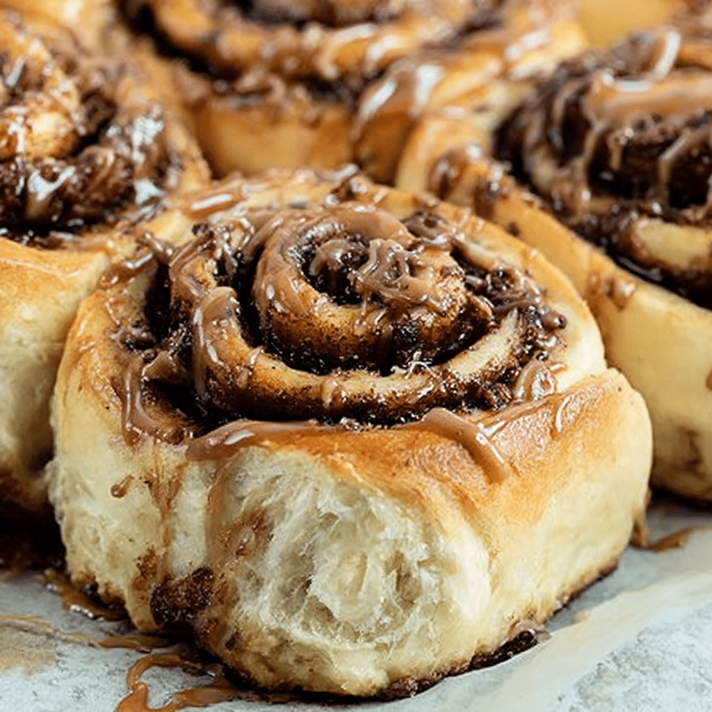 Chocolate Peanut Butter Sweet Rolls